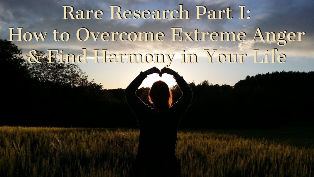 [Part 1 of 2] Rare Research: How to Overcome Extreme Anger & Find ...
